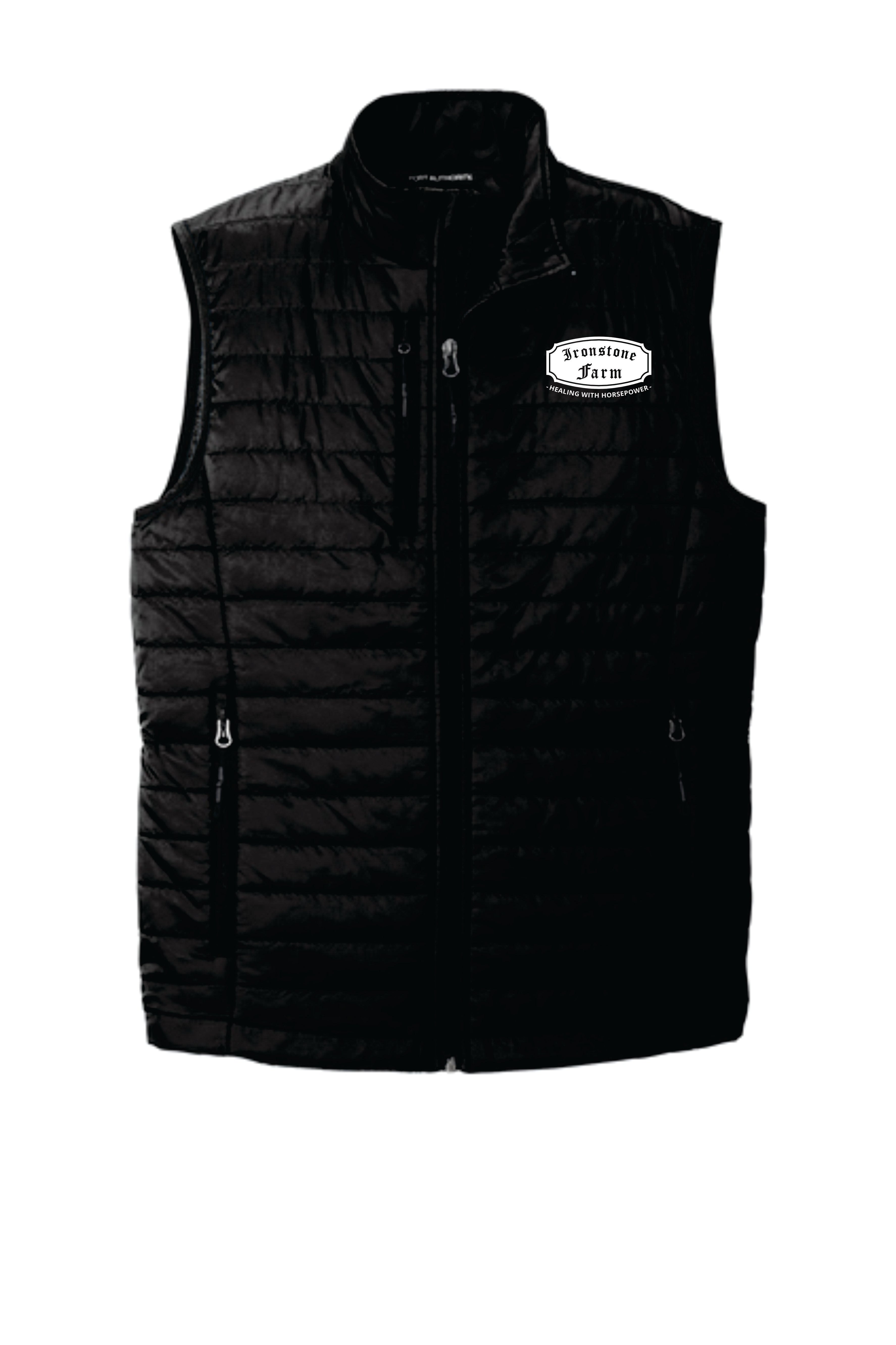 Ironstone Packable Vest --Embroiderd Logo | Front Line Promotions Inc.